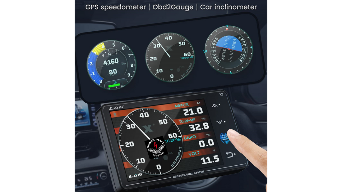 Lufi XS GPS scan gauge/ultra gauge obd2 digital dash display/fault cod ...